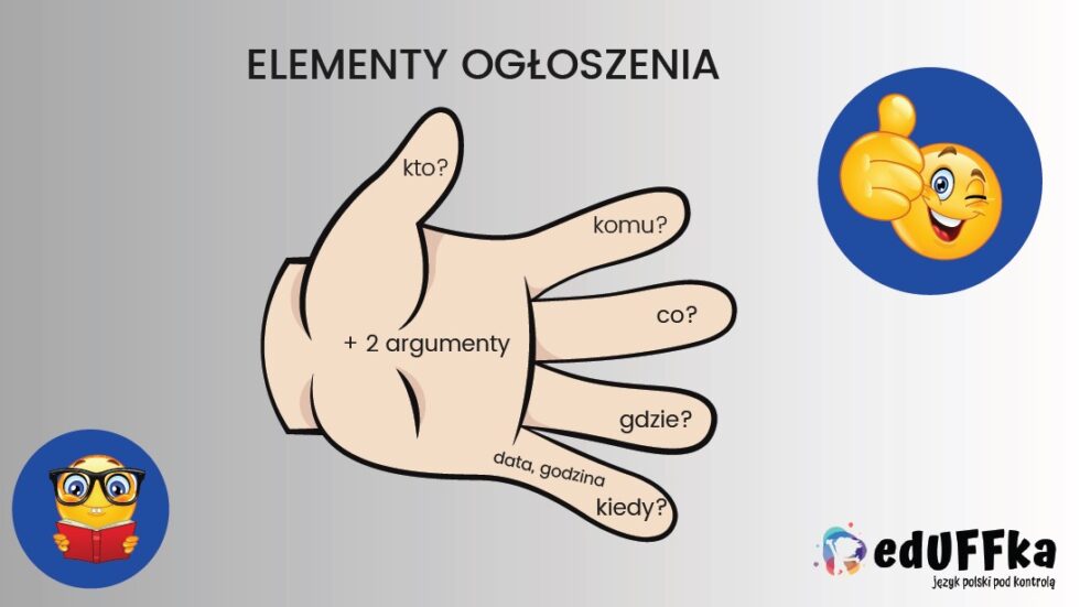 J. polski – LITERATURA ogłoszenie | Egzamin ósmoklasisty język polski ...